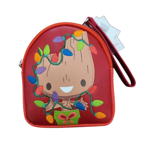 Loungefly | Bags | Loungefly Disney Park Red Groot Christmas Mini ...